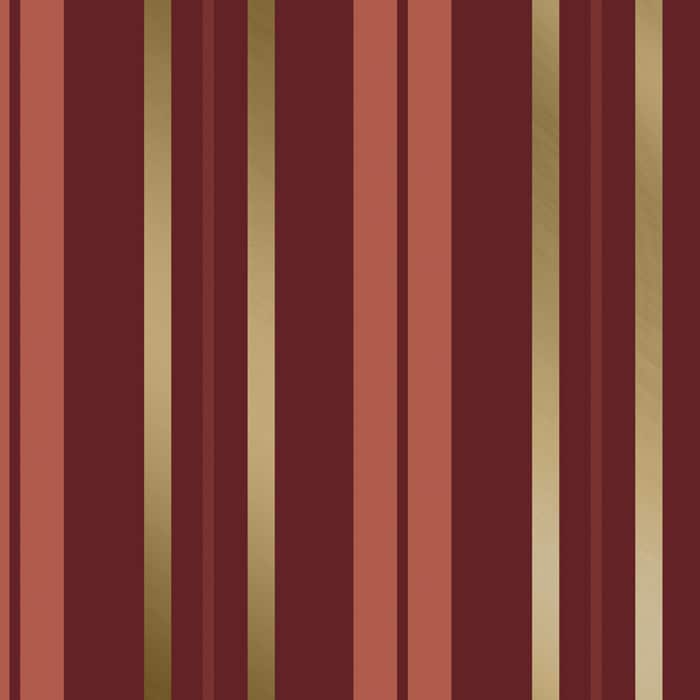 Red gold stripe wallpaper Feathr Wallpapers