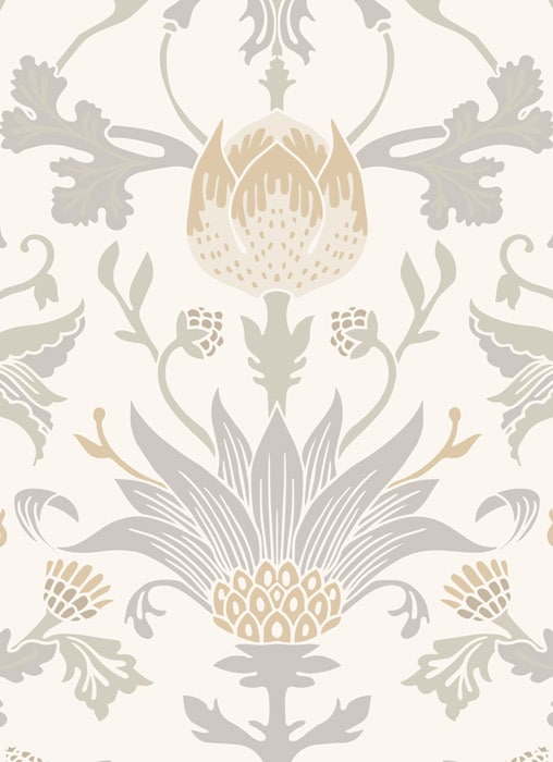 Cream vintage pattern wallpaper - Feathr™ Official Site