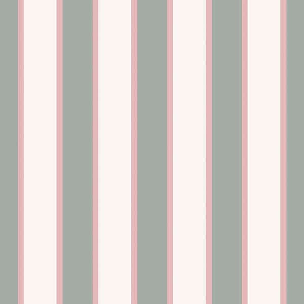 Green & white classic stripe pattern wallpaper - Feathr™ Official Site